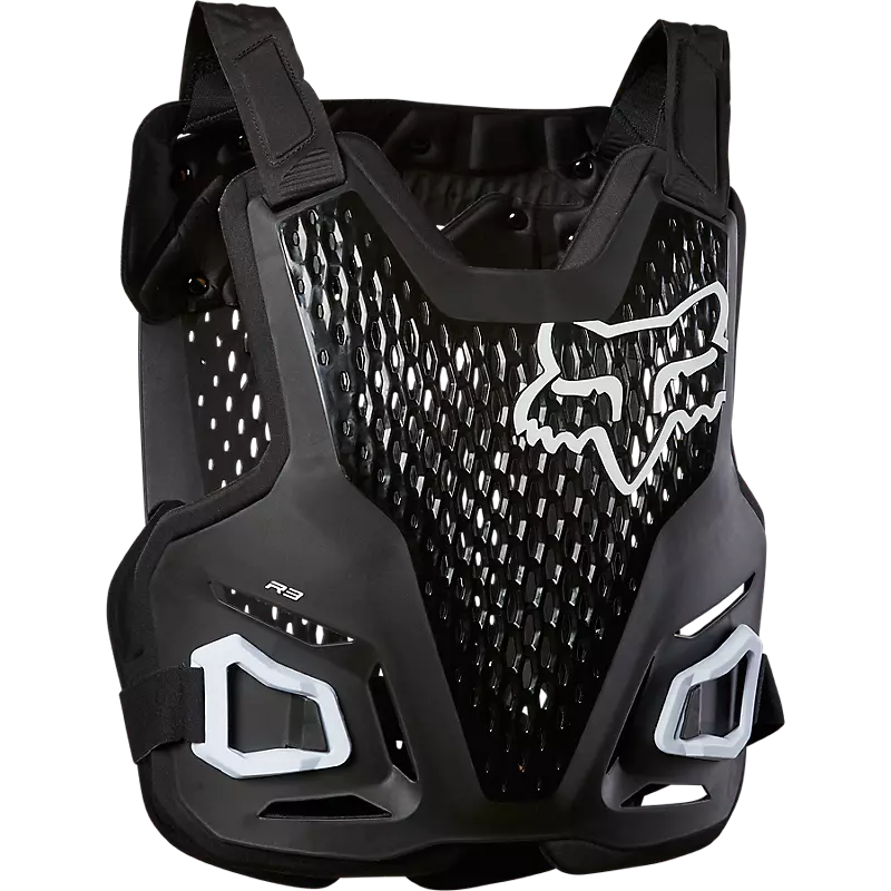 FOX R3 Chest & Back Protector (Black, L/XL) – Two Wheels Empire