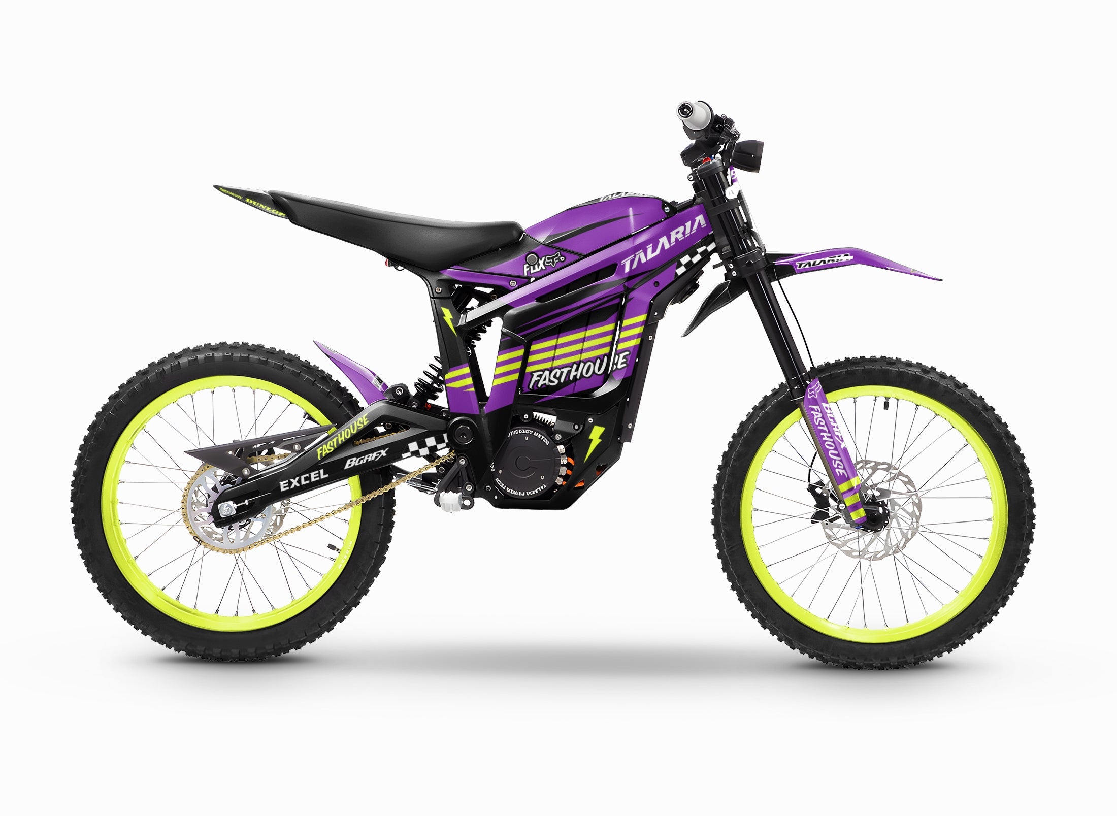 TALARIA STING FULL GRAPHICS KIT ''FINISH PURPLE'' DESIGN – Two Wheels ...