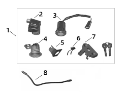 Surron Ultra Bee key switch set – Two Wheels Empire