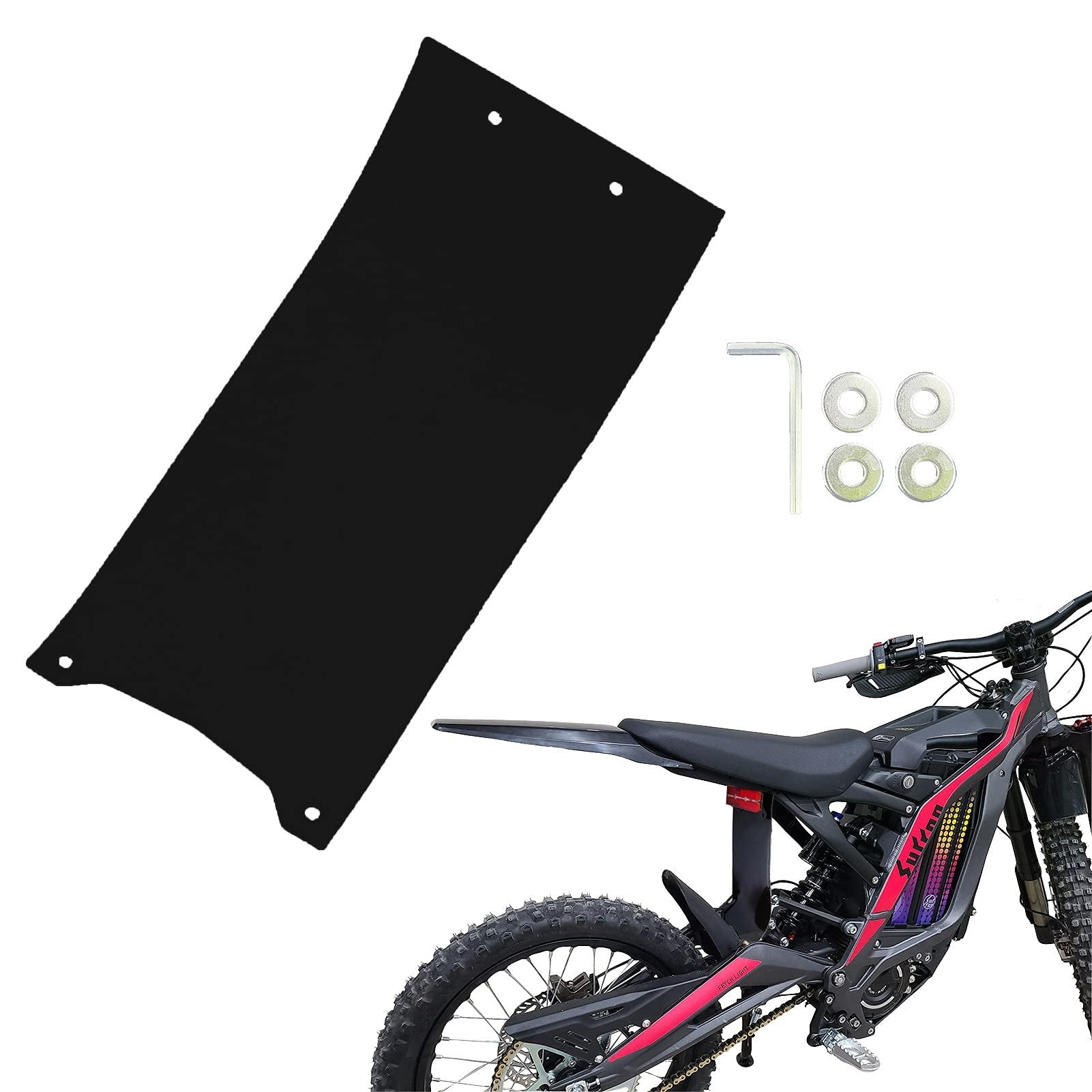 Dirty Bike Rubber Mud Flap for the Surron Light Bee – Two Wheels Empire